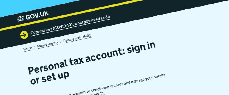 How to make a Personal Tax Account with HMRC - Eazitax